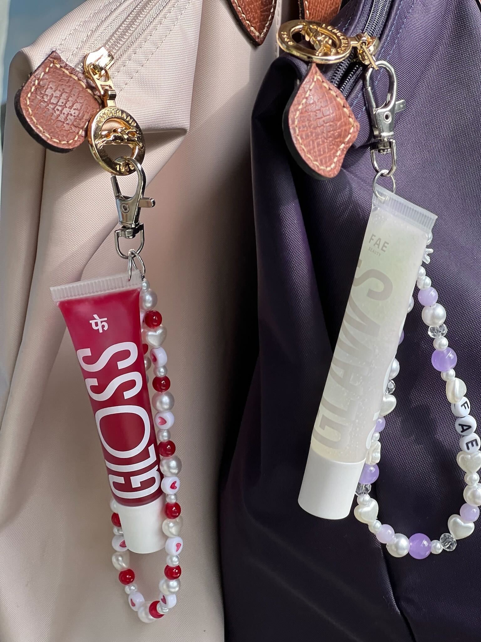 Charm Keychains - Take your Lip Gloss Everywhere You Go – FAE BEAUTY