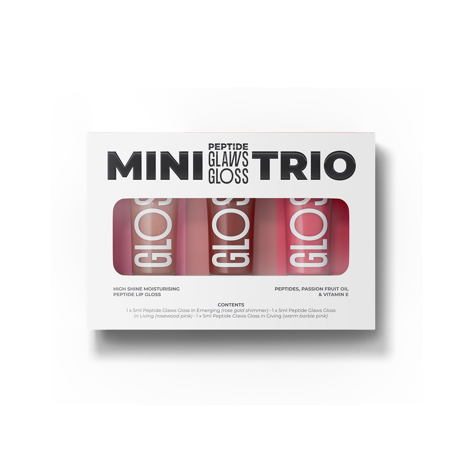 Mini Peptide Glaws Gloss Trio – FAE BEAUTY